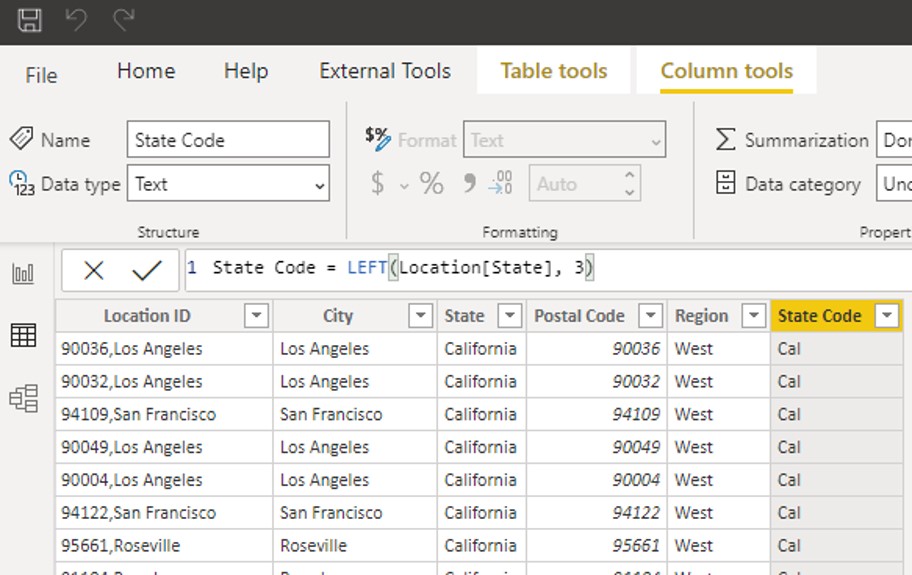 DAX In Power BI