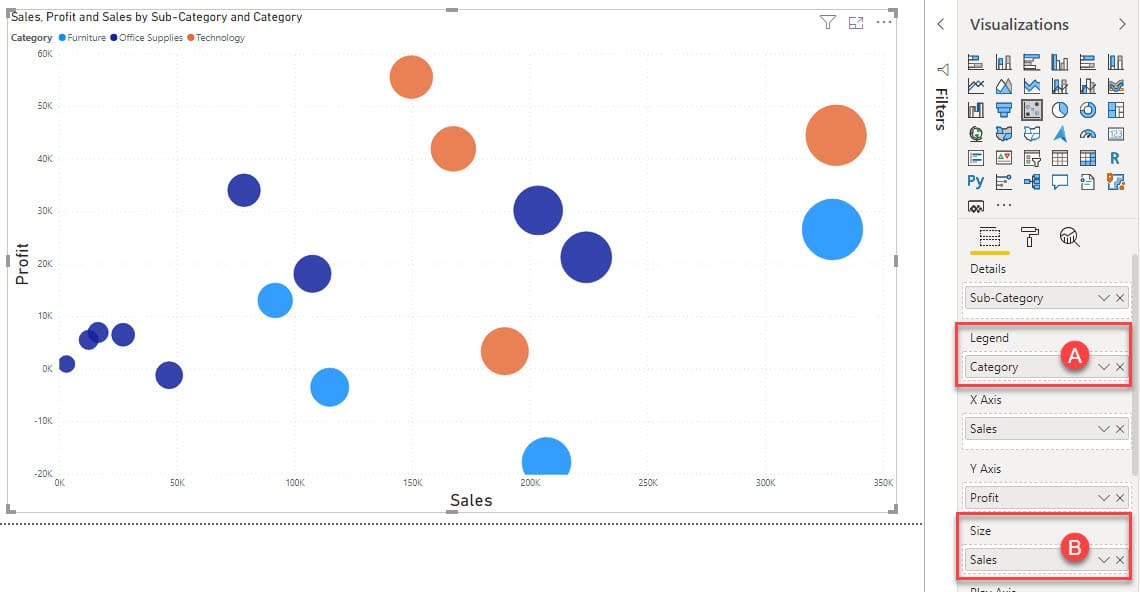 Categorical Scatter Plot Power Bi IMAGESEE
