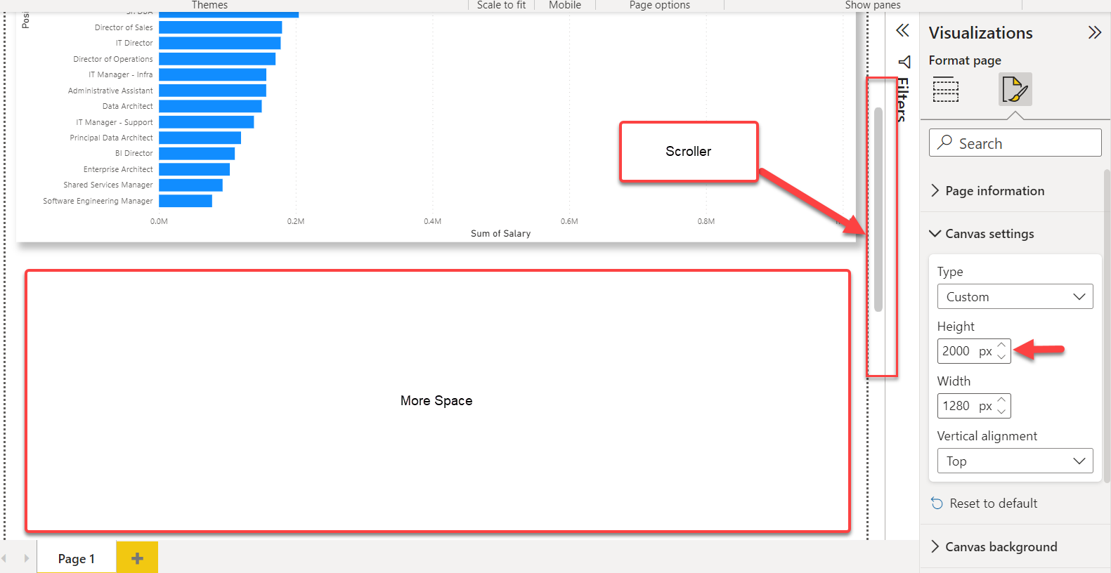 Understanding Power BI Page Settings Part 2 Foresight BI Analytics